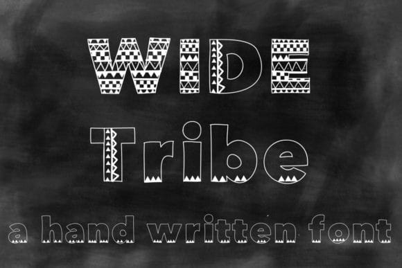 Wide Tribe Font - UpFonts