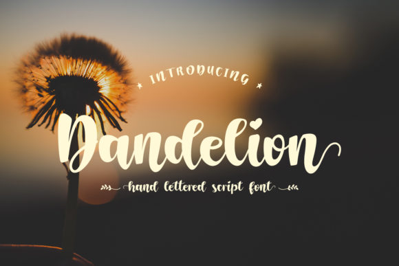 Dandelion - Handwritten Script Font - UpFonts