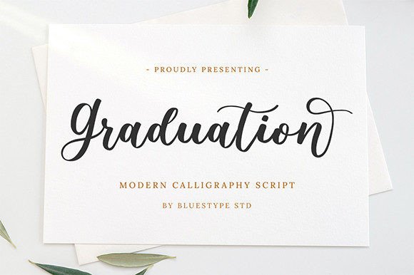 Graduation - Calligraphy Script Font - UpFonts