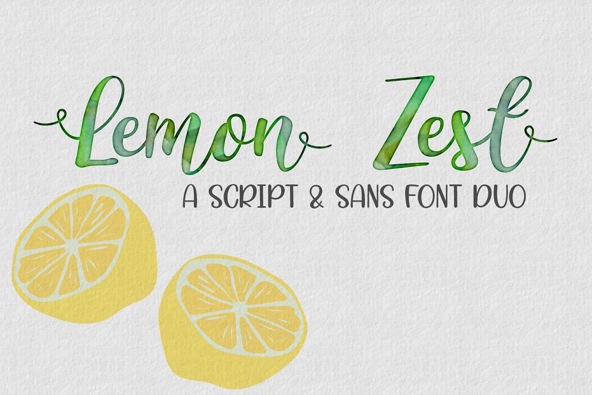 Lemon Zest Script Font - UpFonts