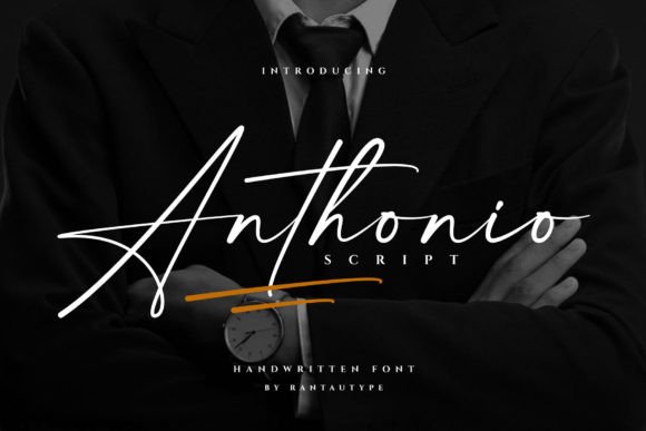 Anthonio Script Font - UpFonts