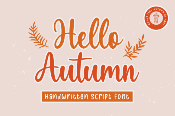 Hello Autumn Handwritten Script Font - UpFonts