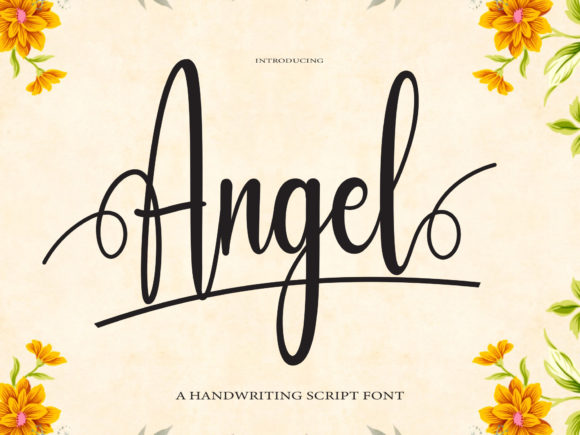 Angel Script Font - UpFonts