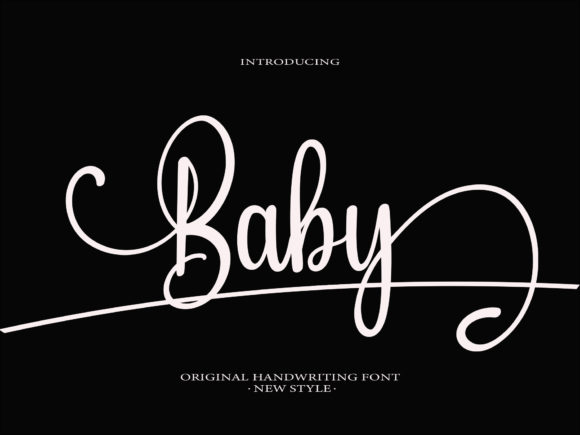Baby Script Font - UpFonts