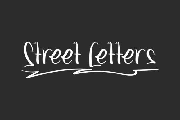 Street Letters Script Font - UpFonts