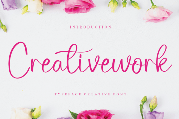 Creativework Calligraphy Font - UpFonts