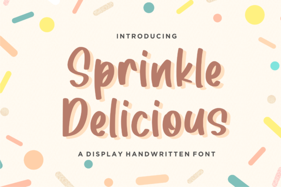 Sprinkle Delicious Font - UpFonts