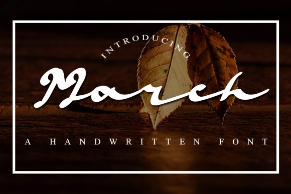 March Script Font - UpFonts