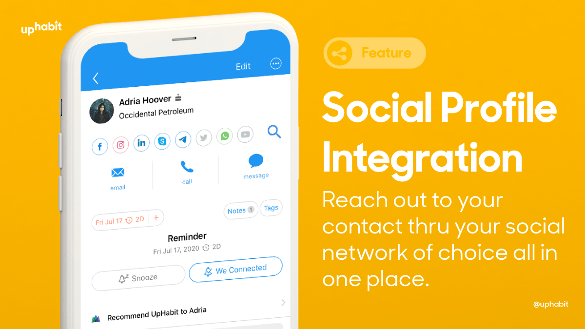 Top 6 UpHabit Features to help you build a stronger network [2023] – UpHabit