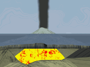 Caldera Volcano Formation