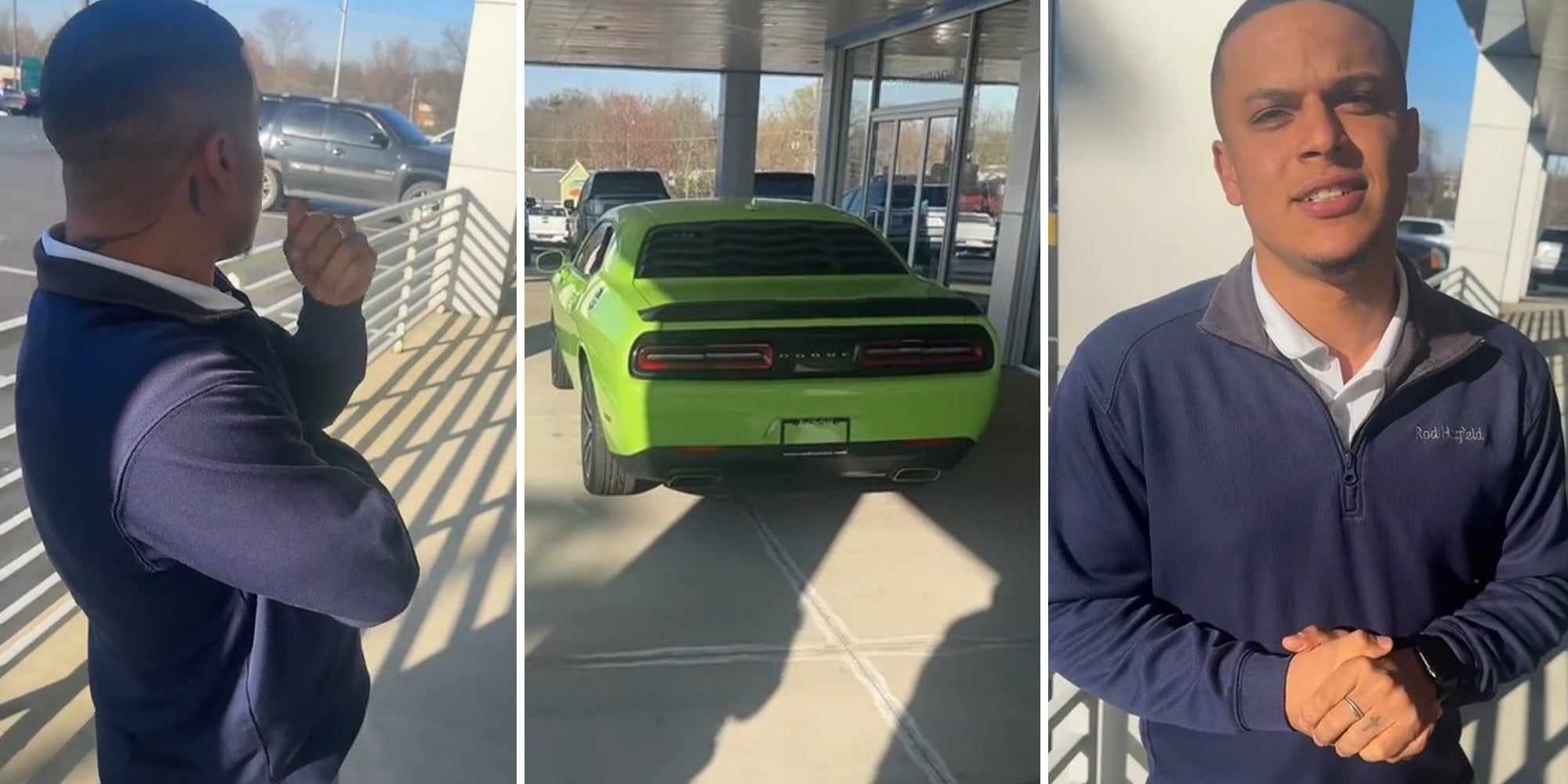 Salesman Changes Accents When Asked About Dodge Challenger