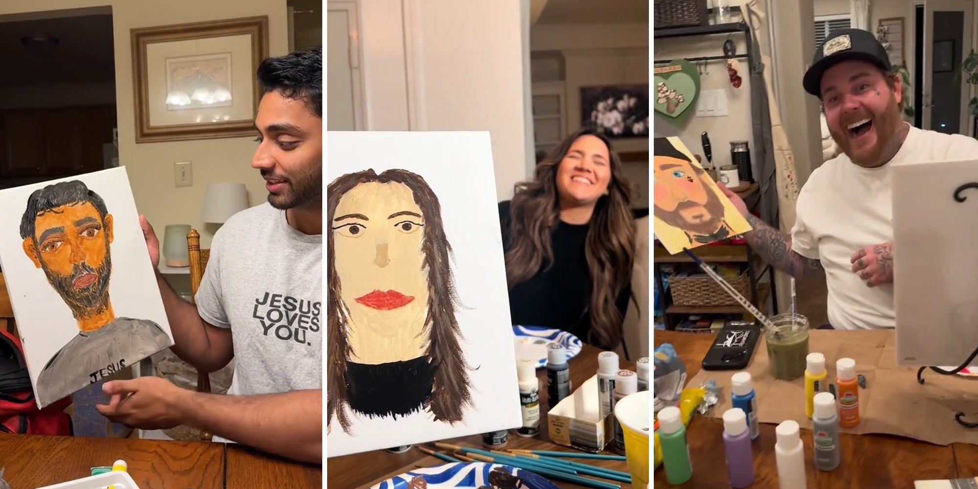 Painting Your Partner Trend Takes Tiktok By Storm