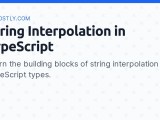 String Interpolation In Typescript Upmostly