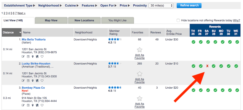 AAdvantage Dining Program Guide: (Locations, 1,000 Point Bonus, Review ...