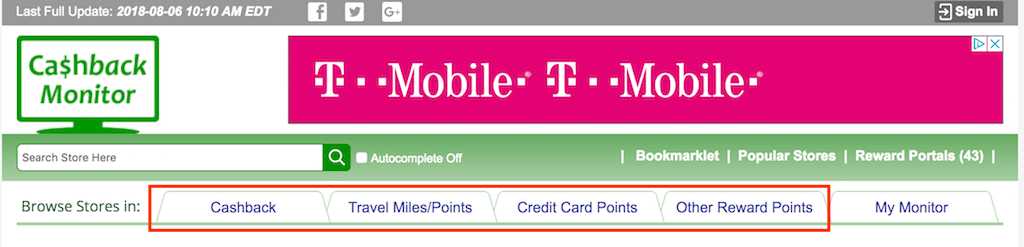 Cash Back Monitor Guide (Comparisons, Shopping Bonuses) [2018]