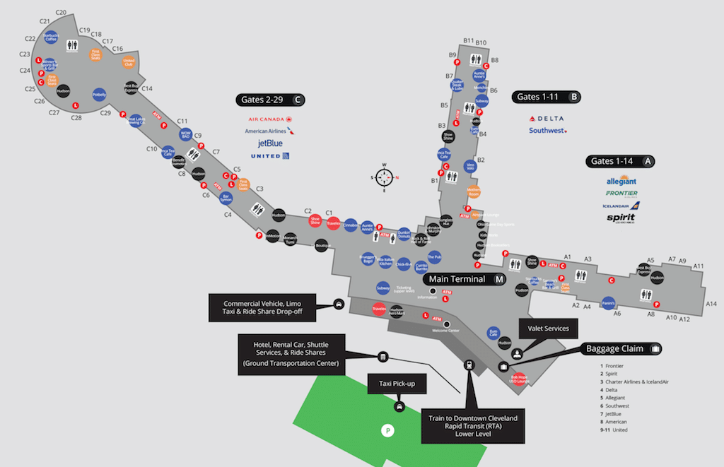 Ultimate Guide to Major Ohio Airports (Airlines & Maps) - UponArriving
