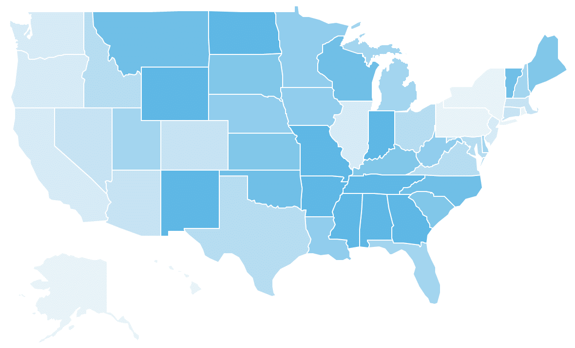 What States Do the Most Highway Driving? - UponArriving
