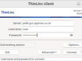 Log In To Pelle S Remote Desktop Environment Using A Local Thinlinc