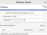 Log In To Rackham S Remote Desktop Environment Using A Local Thinlinc