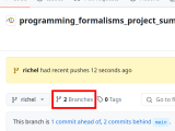 Git Workflow Branches Programming Formalisms