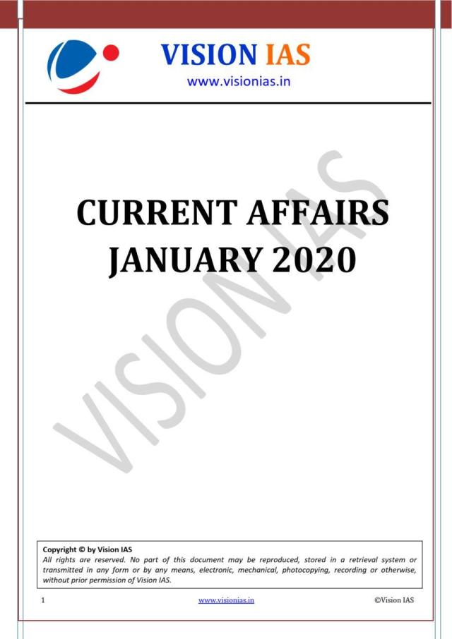 Vision IAS Monthly Current Affair January 2020 Pdf Download VISION vision-ias-monthly-current-affair-january-2020-pdf-download-vision