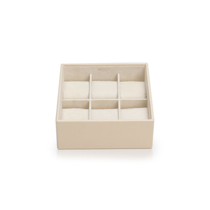 Wolf Stackable 6 Piece Standard Watch Tray | Urmaker Lian