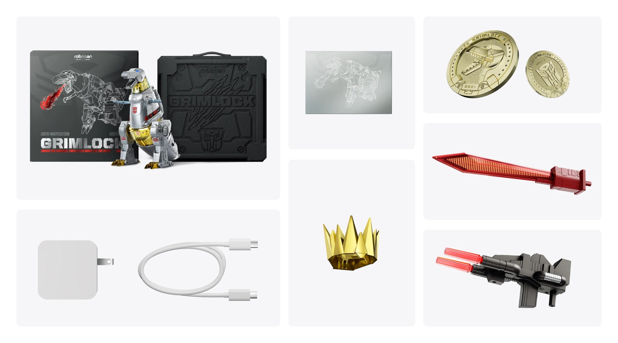 Robosen Flagship Grimlock Auto Converting Robot Collector S Edition