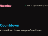 Usecountdown React Hook Usehooks