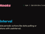 Useinterval React Hook Usehooks