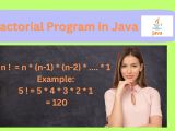 Factorial Program In Java Usemynotes