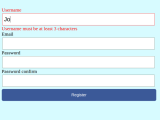 Validating Forms With Pure Vanilla Javascript User Interface Cabal