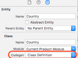 Core Data Code Generation