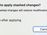 Xcode 11 Git Stashing