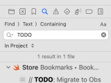 Xcode Bookmarks