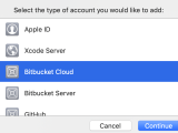 Xcode Source Control Accounts