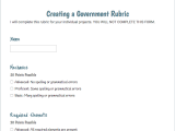 Creating Rubrics With Google Forms