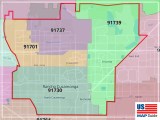 Rancho Cucamonga Ca Zip Code Map 4 Zip Codes Us Map Guide