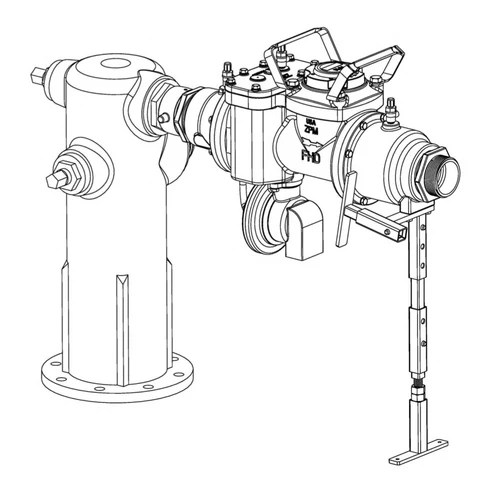 Zenner Fire Hydrant Meters And Accessories Tagged Hydrant Meter