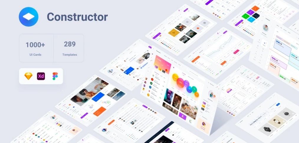Constructor Multipurpose UI Kit for Figma - UXCrush.com