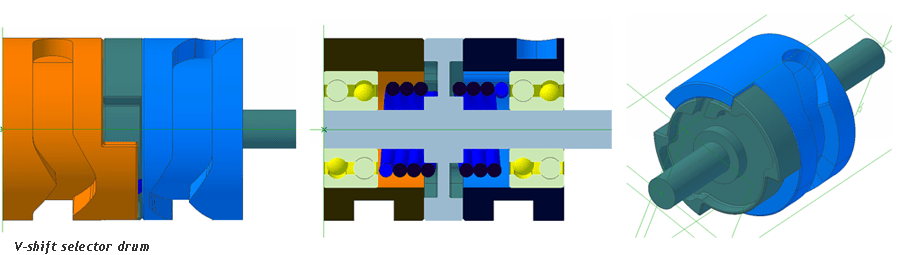 V-shift principle - V-shift, seamless technology