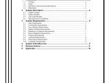 User Requirement Specification Template
