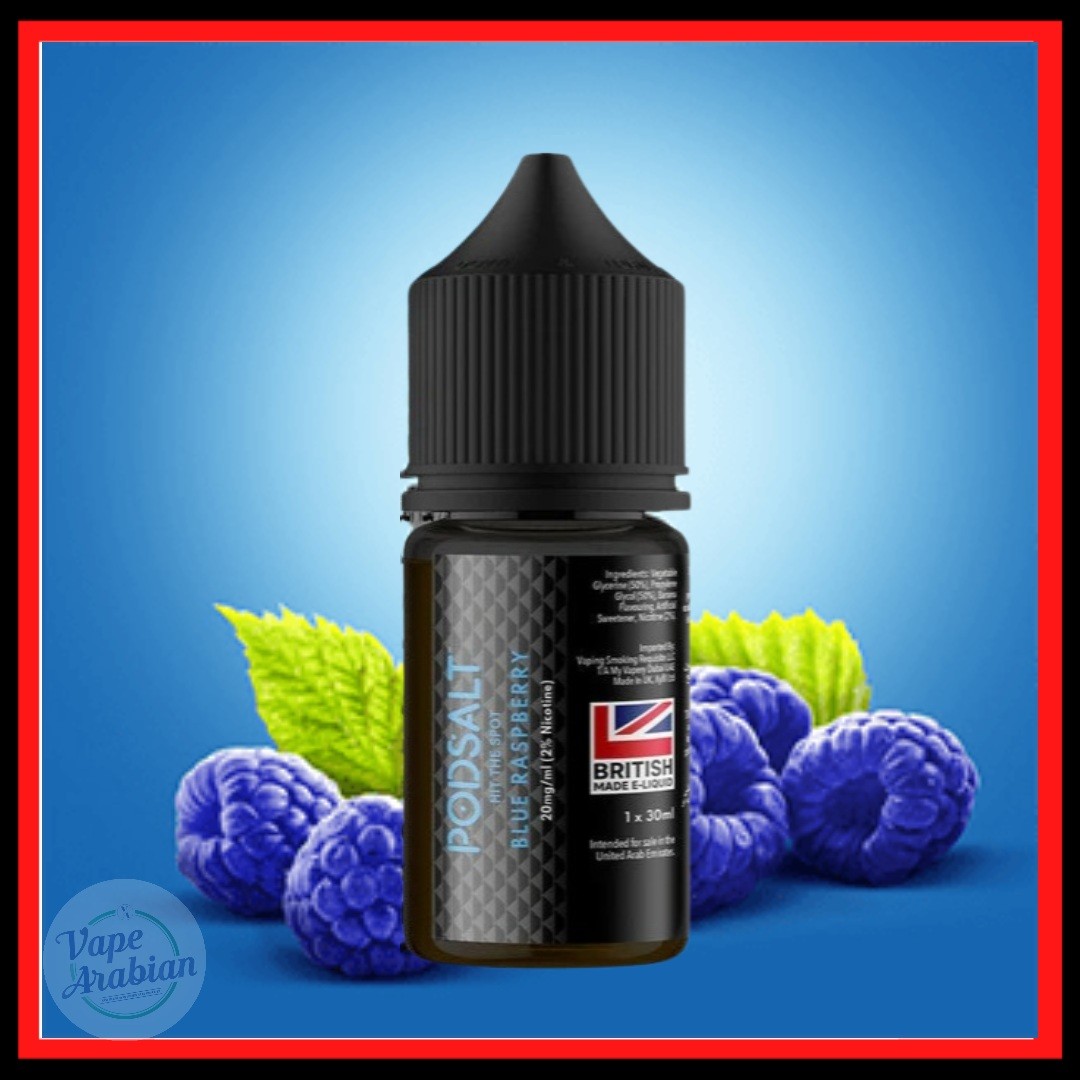 Best Buy Pod Salt Blue Raspberry Salt Nic 30ml In UAE