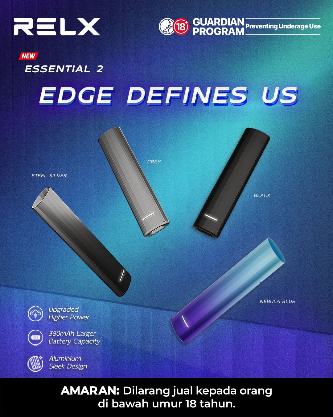 Relx Essential 2 Device Infinity Compatible Vape Lala