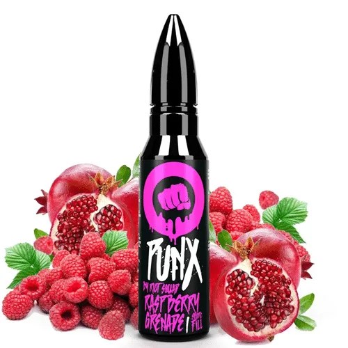 Raspberry Grenade 50ml - Riot Squad Punx - Vapora Vape Shop & CBD Online