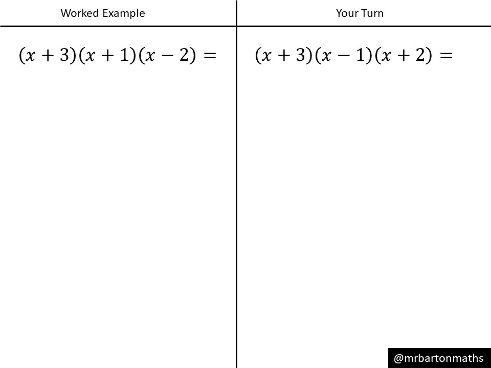 Expanding triple brackets – Variation Theory