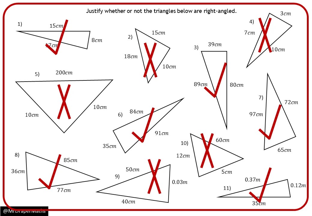 The Converse of Pythagoras’ Theorem – Variation Theory