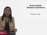 Perform Basic Database Operations Video Vault Fox School Of
