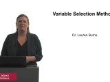 Variable Selection Methods Video Vault Fox School Of Business