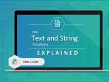 Vba Text And String Functions In Excel Syntax And Examples Tutorial