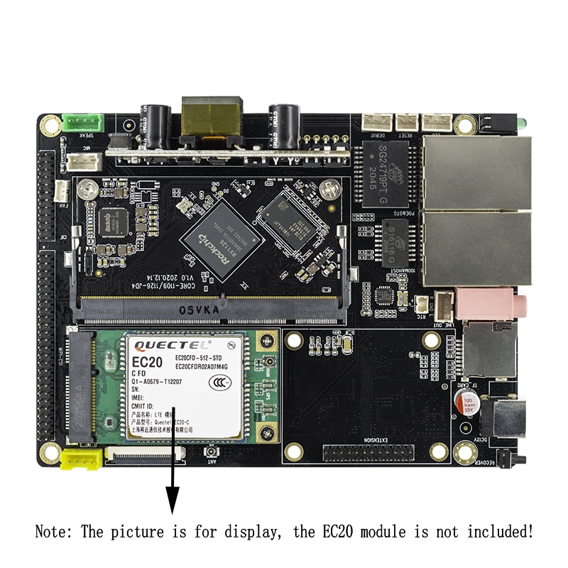 Core-1126-JD4 High-Performance AI Vision Core Board, RV1126 Mini PC ...